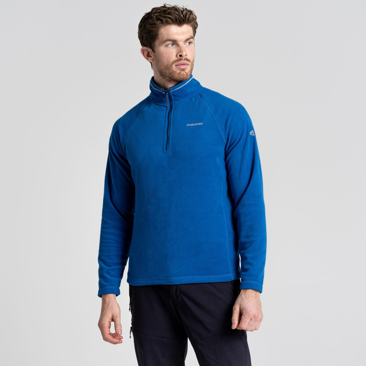 Men's Corey Half Zip Fleece - Picotee Blue